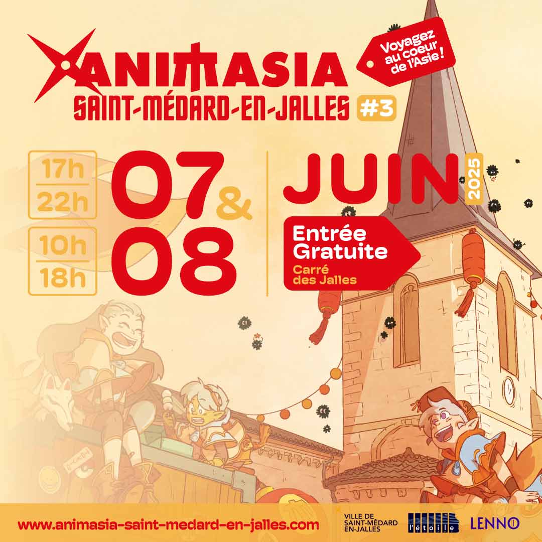Rendez-vous en juin 2026 pour Animasia Saint-Médard-en-Jalles