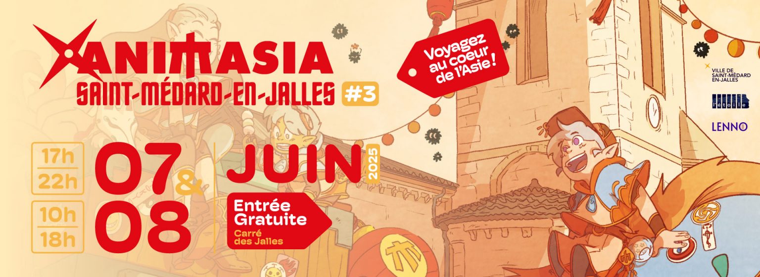 Rendez-vous le 07 et 08 juin pour Animasia Saint-Médard-en-Jalles